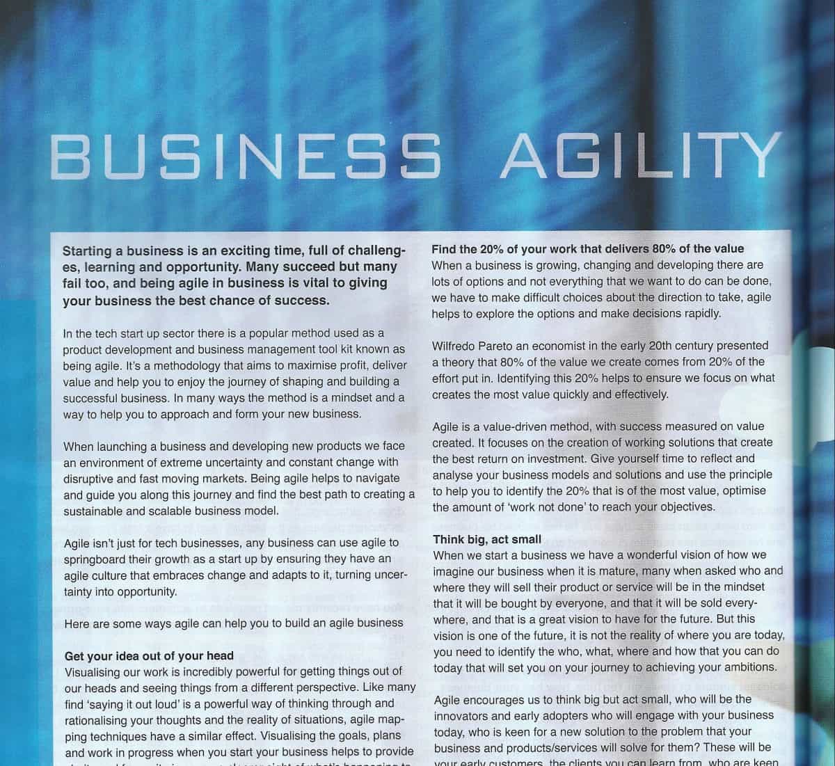 How to build an agile business guide