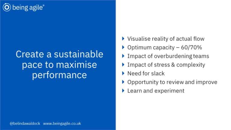Creating An Agile Sustainable Pace To Maximise Performance